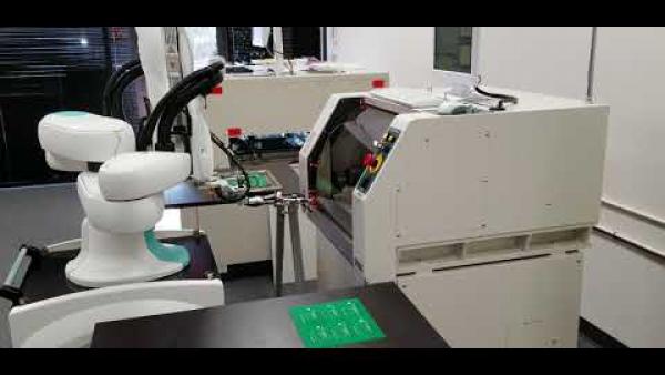Sayaka PCB Router: Table Top with On-Line Color Camera SAM-CT23S | Seika Machinery, Inc.